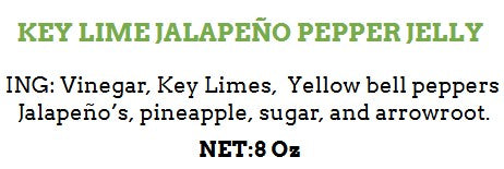 KEY LIME JALPENO PEPPER JELLY – Tennessee Wingshine XXX