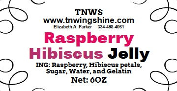 RASPBERRY HIBISCUS JELLY – Tennessee Wingshine XXX